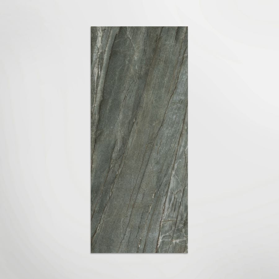 Emerald Quartz Green Porcelain Tiles - Large Format Wall Slabs