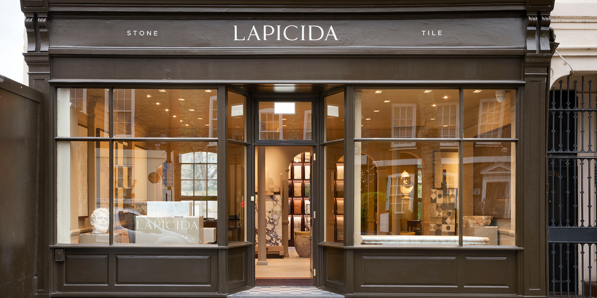 Lapicida Luxury Stone & Tile Showroom Belgravia, Central London.
