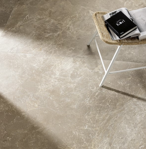 Chocolate Brown Marble Effect Anti Slip R10 Italian Porcelain Tiles