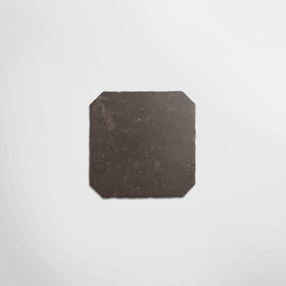 Distressed Limestone Grey Blue Octagon Shaped Floor Tile - Kitchen