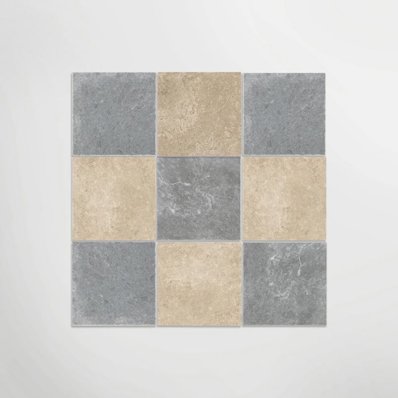 Venetian Porcelain Blue Matt Marble Effect Floor & Wall Tile